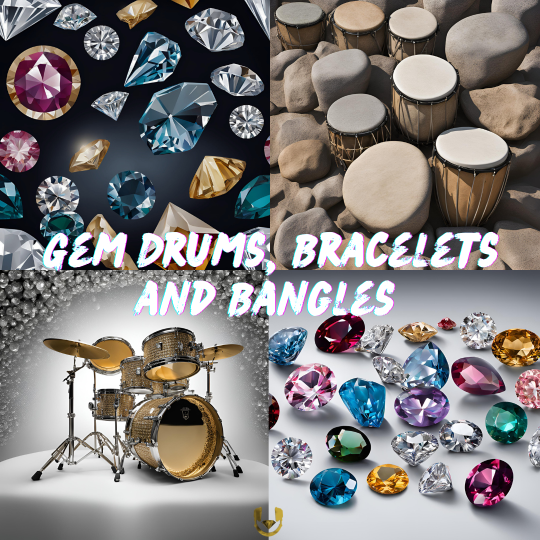 Gem Drums, Bracelets and Bangles For Music - Sound Kit ...